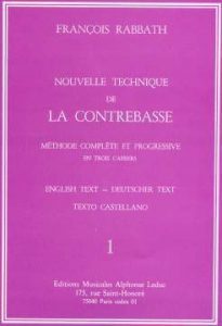 Francois Rabbath - Nouvelle Technique de la Contrebasse Vol. 1 includes ...