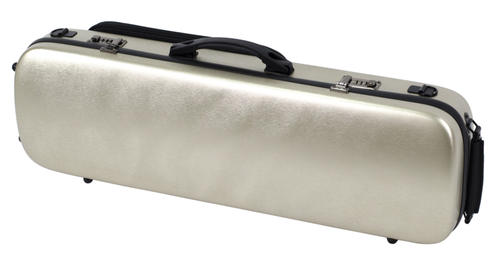 HQ Oblong Polycarbonate Viola Case – Brushed Champagne - Bass Works ...